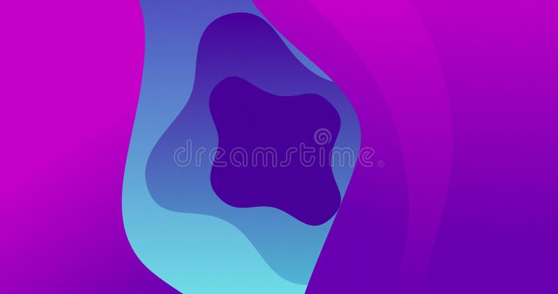 Image of Undulating Purple and Grey Organic Forms Moving on Dark ...
