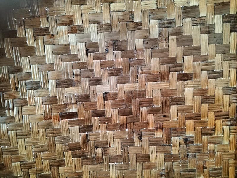 Image of Unique Hut Wall Made of Bamboo Stock Image - Image of weaving ...
