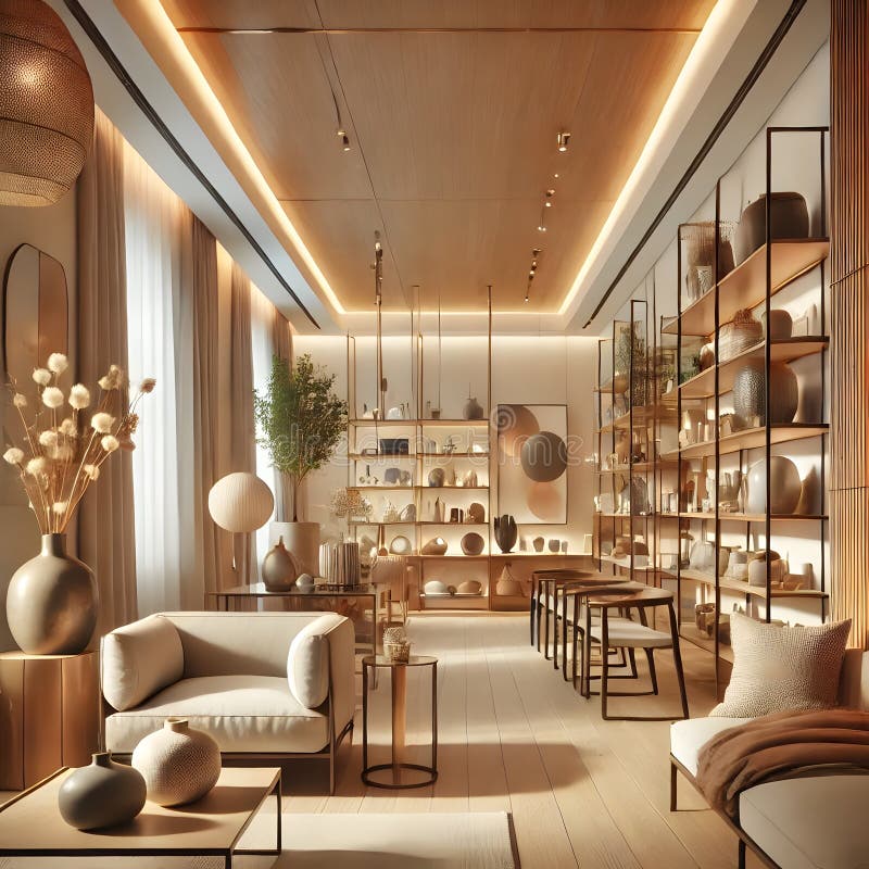 Image of a Unique Interior Shop with Modern, Minimalistic Designs ...