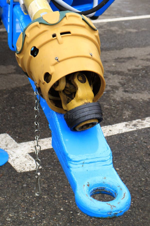 Hitch. Coupling Device of a Modern Tractor Stock Photo - Image of ...