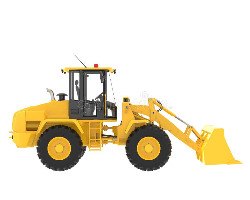 Loader Isolated on Background. 3d Rendering - Illustration Stock ...