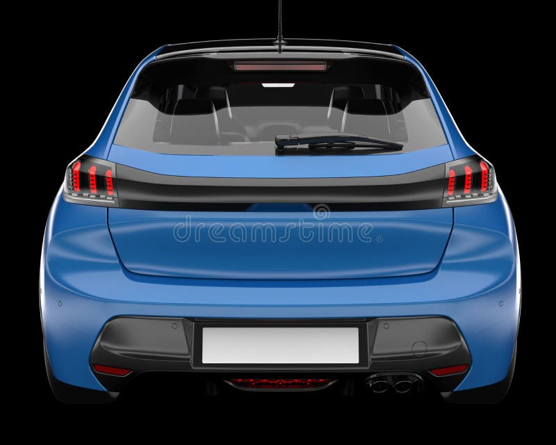 Modern Car Isolated on Background. 3d Rendering - Illustration Stock ...