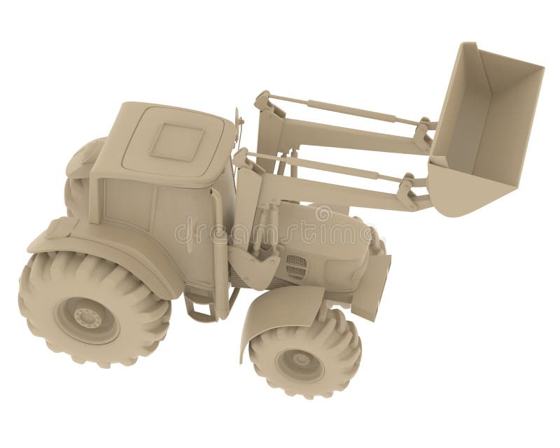 Cartoon Front End Loader Stock Illustrations – 97 Cartoon Front End ...