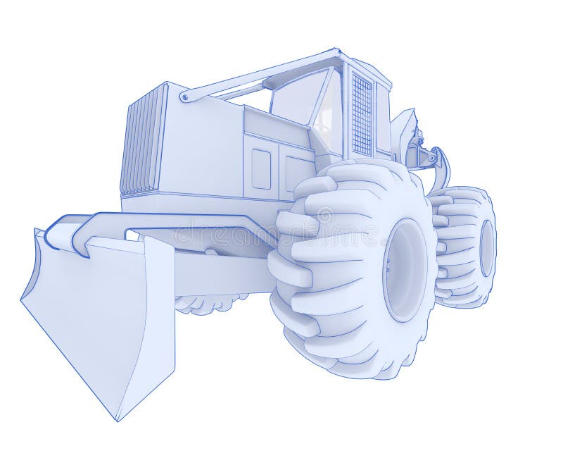 Skidder Drawing