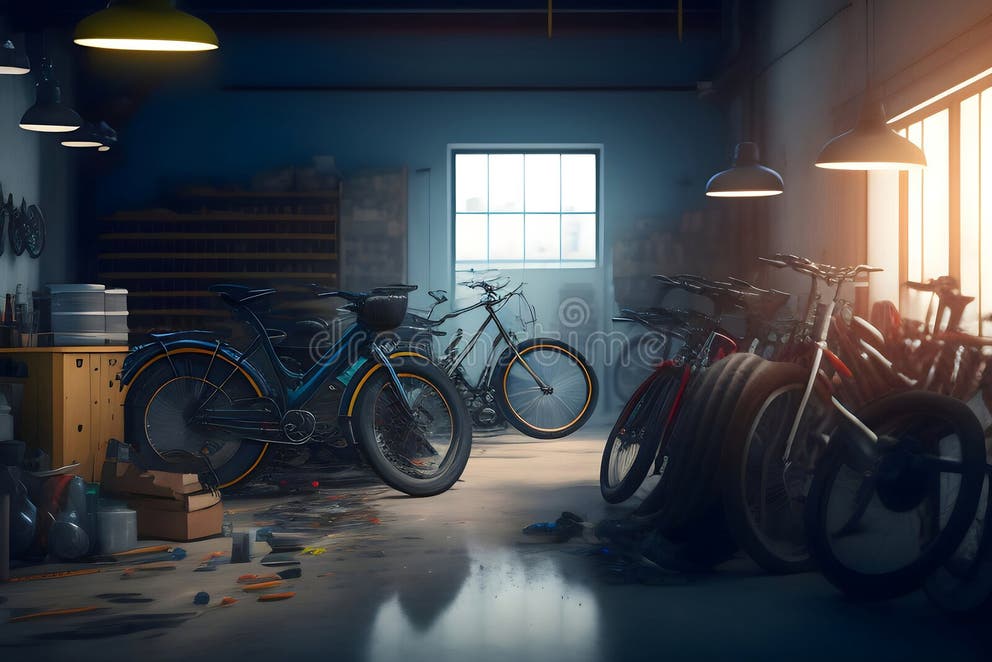 Image of Various Messiest Workshop Fully Filled with All Kind of ...