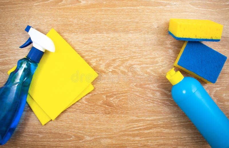 Image with Various Tools for Cleaning the Premises and Cleaning Agents ...