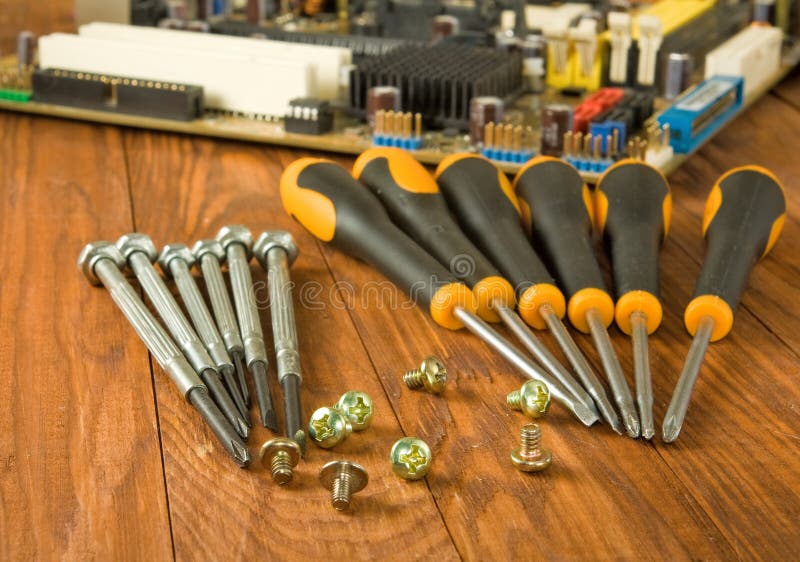 Image of Various Tools Close-up Stock Photo - Image of repair, micro ...