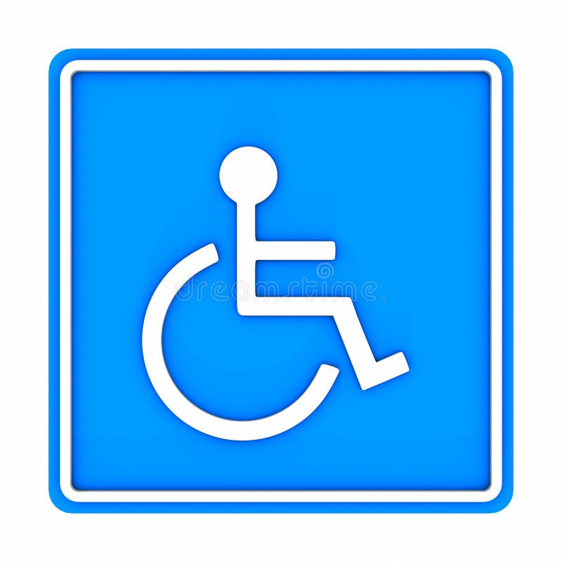 Various Road Disability Sign Symbol Stock Illustrations – 9 Various ...