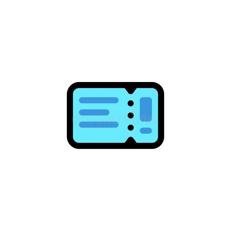 Simple Light Blue Ticket Stock Illustrations – 201 Simple Light Blue ...