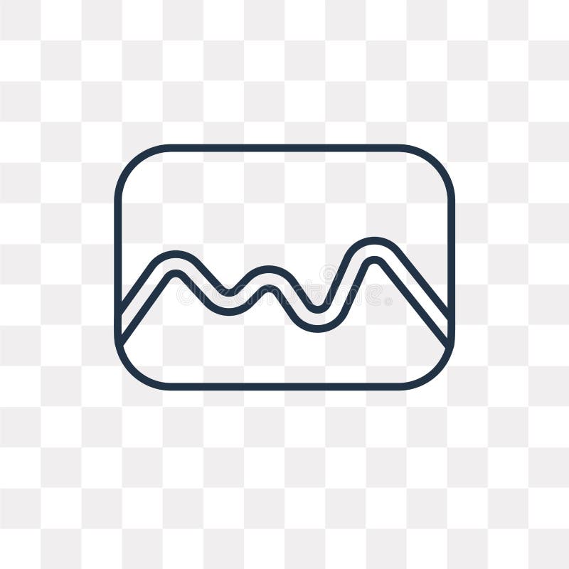 Image Vector Icon Isolated on Transparent Background, Linear Image ...