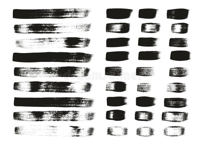 Flat Calligraphy Paint Brush Regular Straight Lines Mix High Detail ...