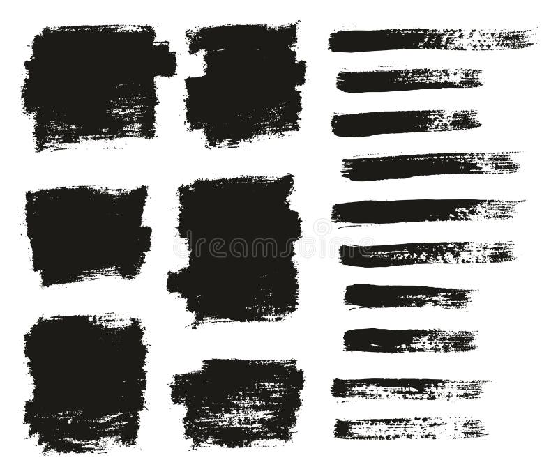 Paint Brush Thin Background Stock Vector - Illustration of element ...
