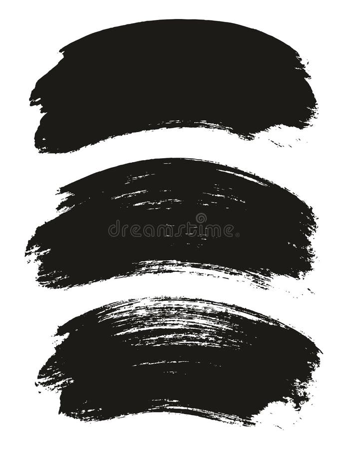 Round Brush Thick Curved Background Artist Brush High Detail Abstract ...