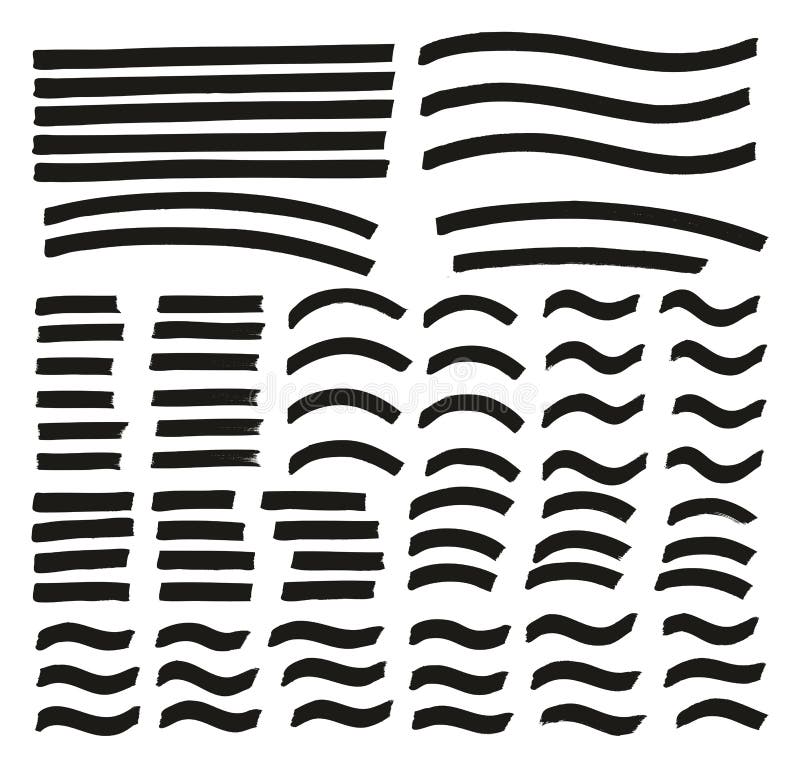 Tagging Marker Medium Lines Curved Lines Wavy Lines High Detail ...