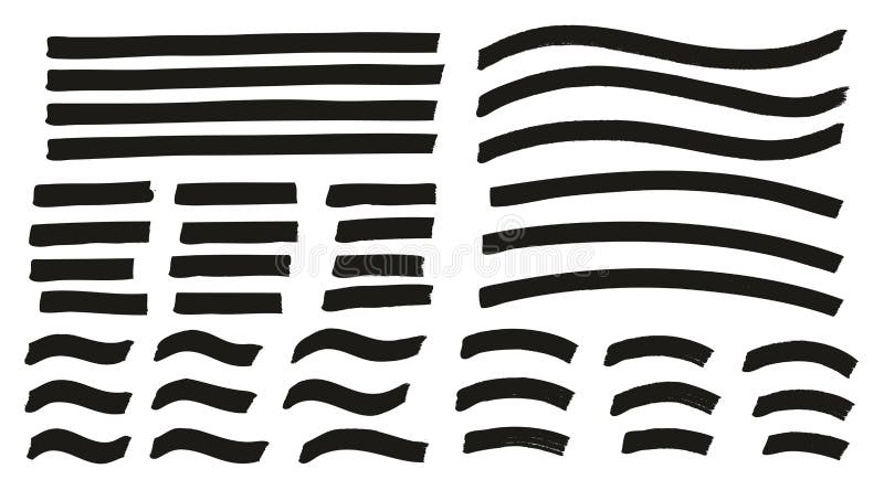 Tagging Marker Medium Lines Curved Lines Wavy Lines High Detail ...