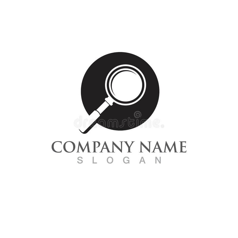 Image Vectorielle De Logo Et De Symbole De Loupe Illustration de ...