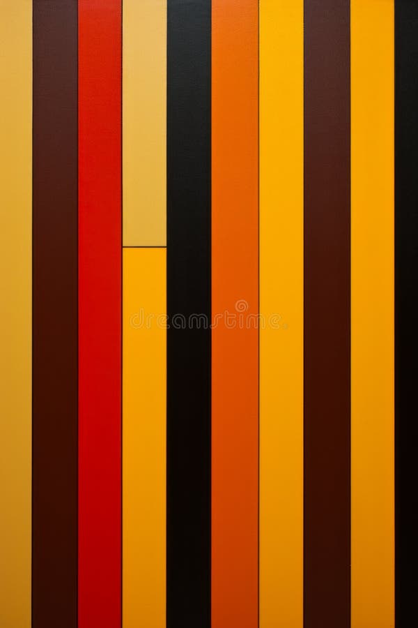 Image of Vertical Line of Different Colors of Red, Yellow, and Black ...