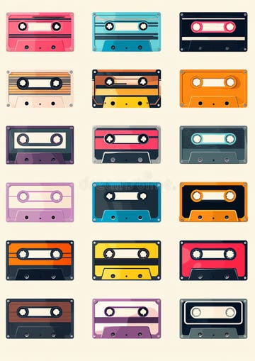 VHS Tape Border 90s Retro Nostalgic Frame Stock Illustration ...