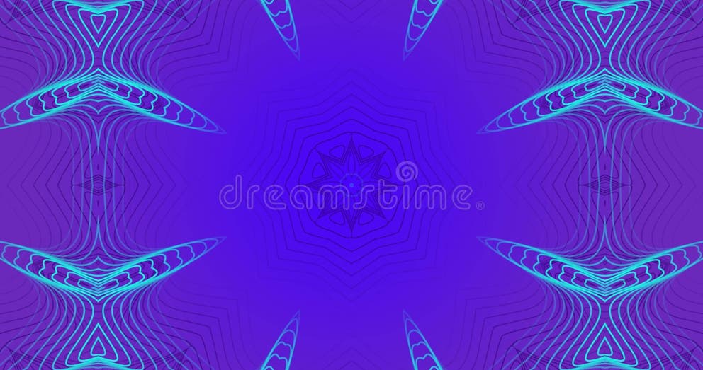 Image of Vibrant Blue Pattern Moving on Purple Background Stock ...
