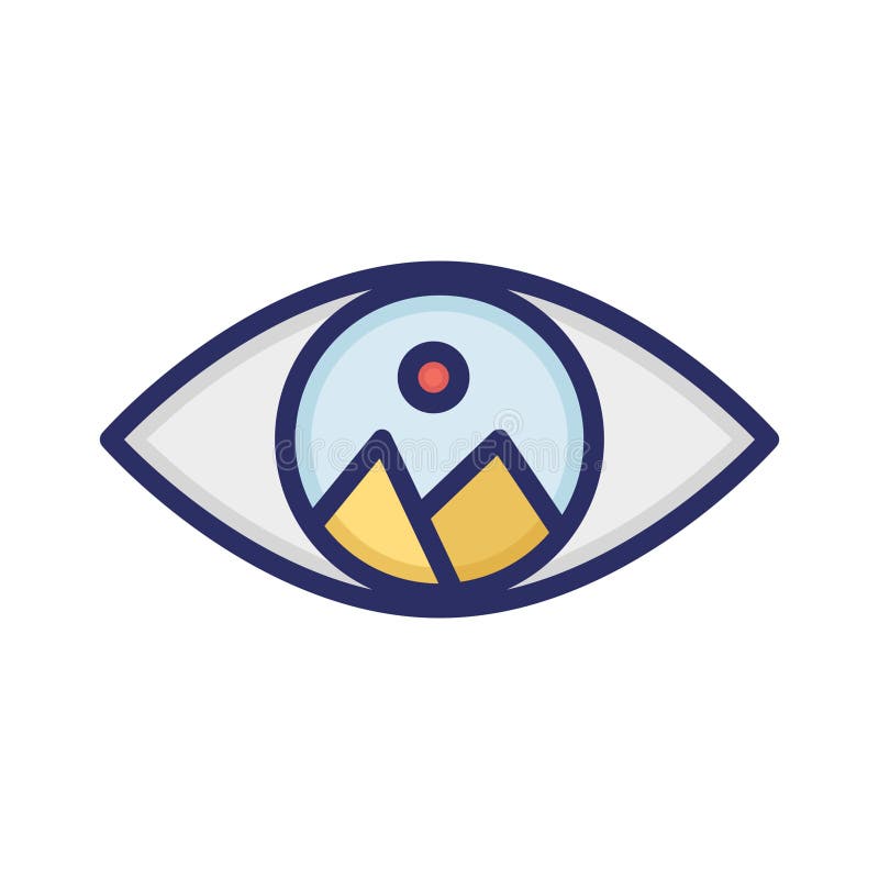 Image View, Online, Picture, View Fully Editable Vector Icons Stock ...