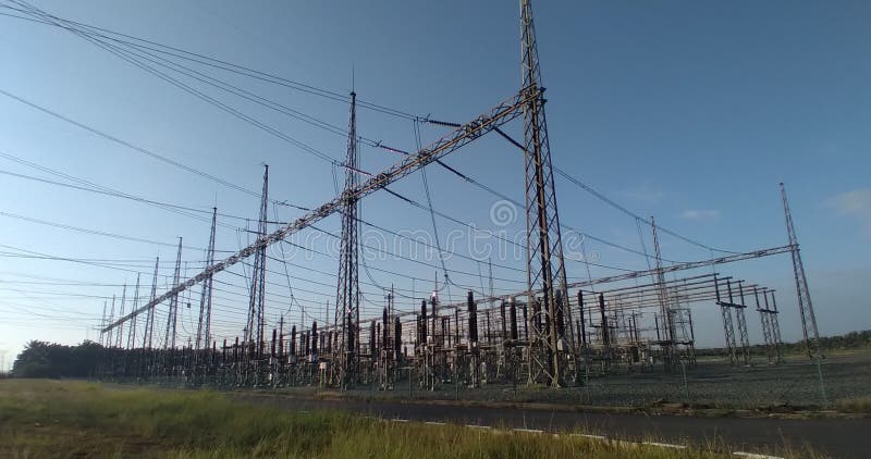 An Image View of Power Supply Grid Stock Photo - Image of vehicle ...
