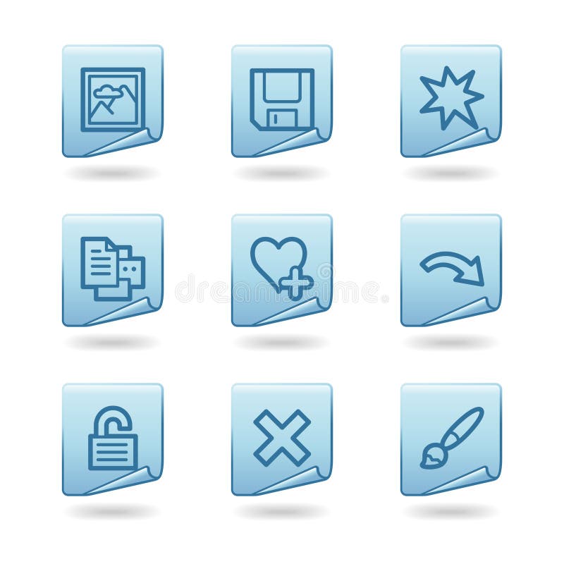 Image viewer 2 icons stock vector. Illustration of icons - 6103180