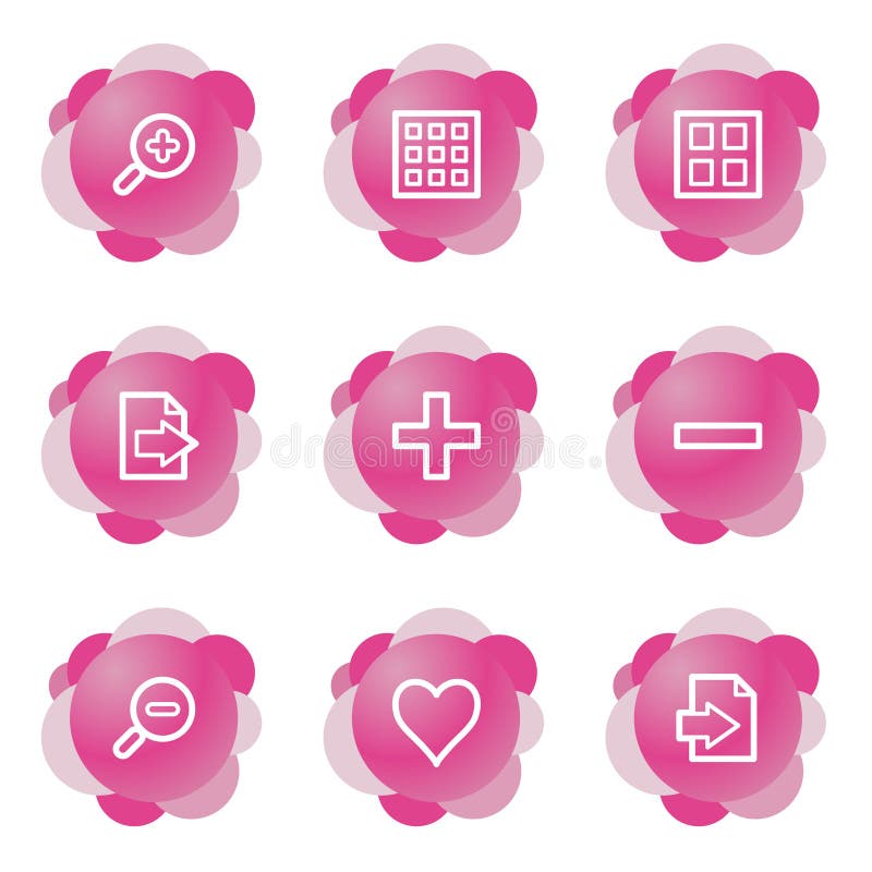 Image Viewer Web Icons, Green Grey Solid Icons Stock Vector ...