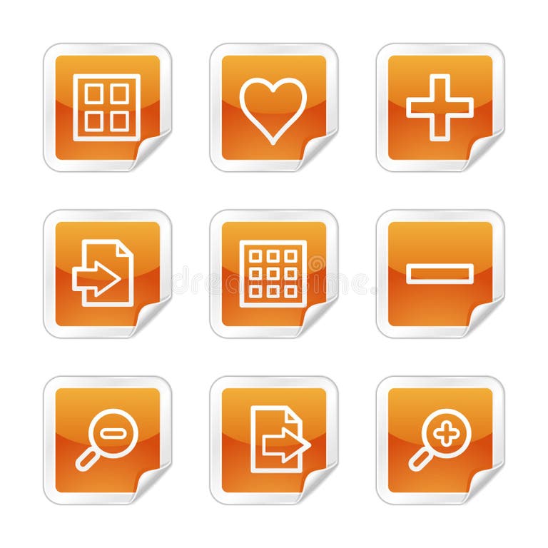 Image viewer web icons stock vector. Illustration of iconset - 6196027