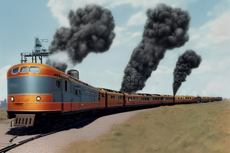 Locomotive Chugging Stock Illustrations – 137 Locomotive Chugging Stock ...