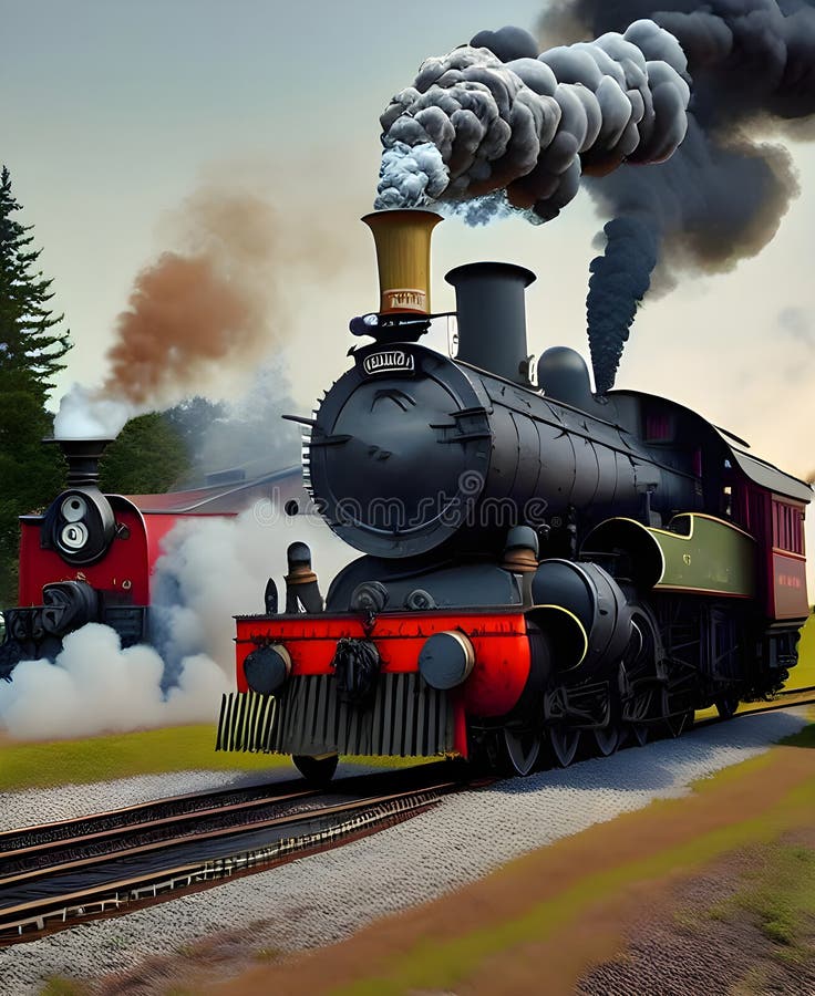 Train Chugging Stock Illustrations – 89 Train Chugging Stock ...