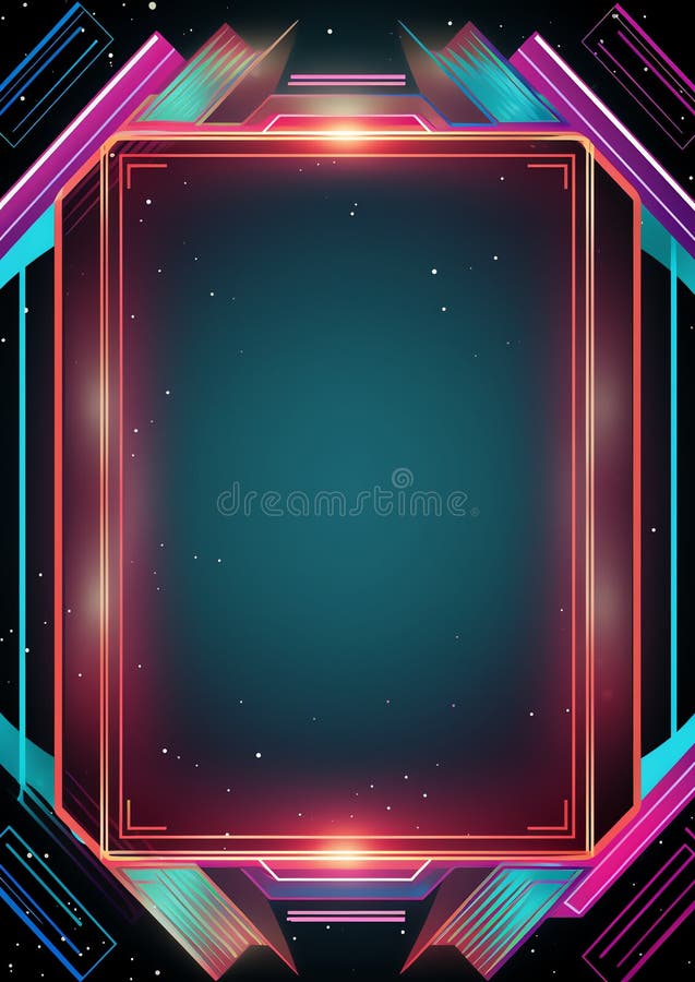 Vintage Workout Video Frame 80s Retro Nostalgic Stock Illustration ...