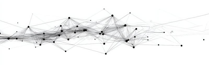 Network Structure Visualization Stock Illustration - Illustration of ...