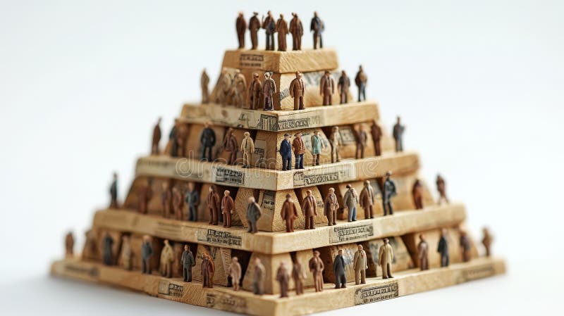 This Image Visually Represents the Concept of Multilevel Marketing ...