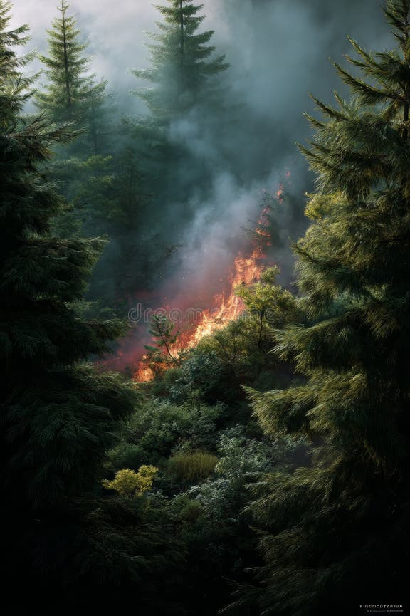 The Devastating Impact of Uncontrolled Forest Fires Spreading through ...