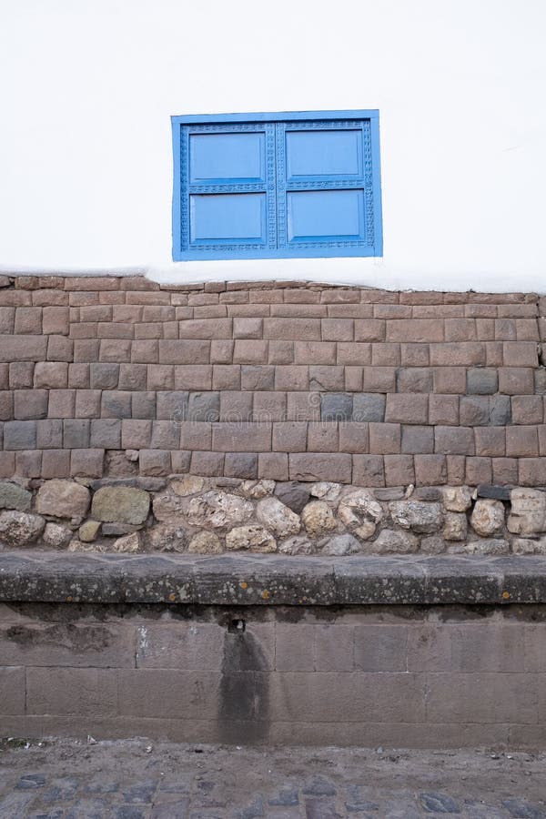 Image of a Wall in Cusco Peru. Stock Image - Image of historic, ruins ...