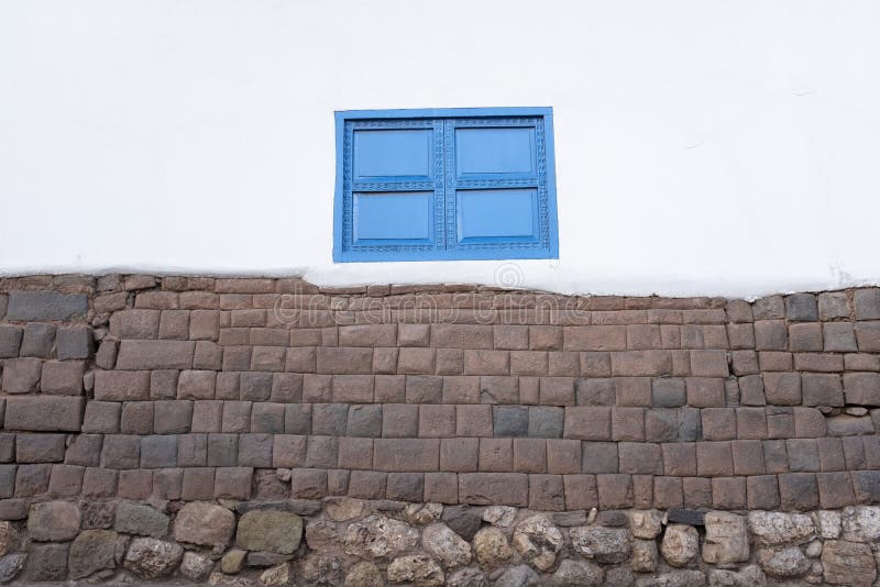 Image of a Wall in Cusco Peru. Stock Photo - Image of peruvian, solid ...