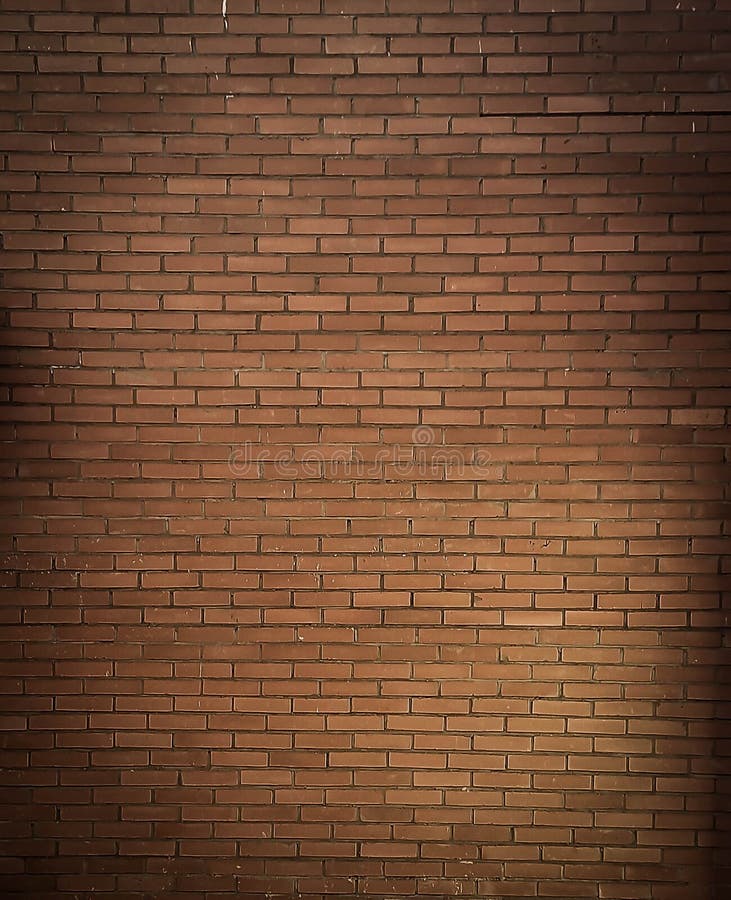 Image of a Wall Made of Red Brick. Stock Photo - Image of solid, design ...