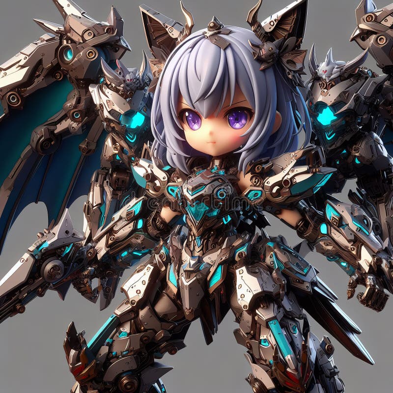 AI-Generated Image, Cybernetic Guardian: the Future of Advanced ...