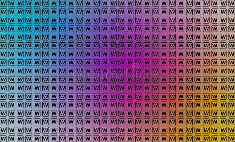 Texture with Letter W Inscribed in a Square, Background, Wallpaper ...