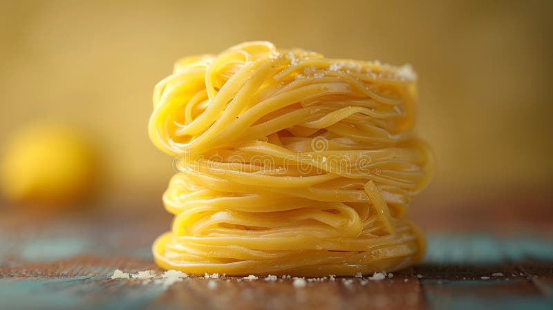 Closeup of Spaghetti Stack, Essential Ingredient in Italian Cuisine ...