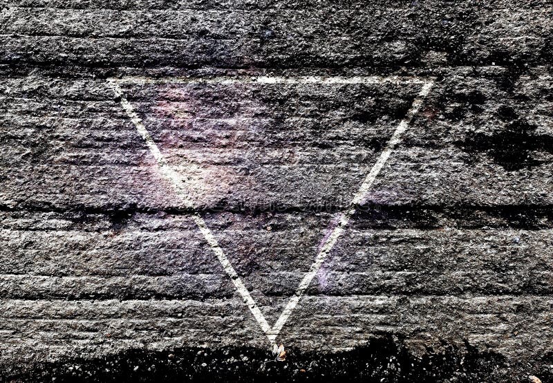Background Asphalt Grunge Texture with Glowing Triangle Stock Image ...