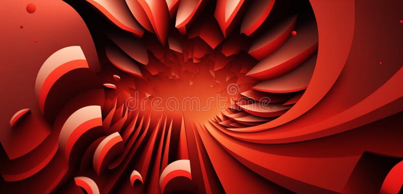 Red Abstract Art Abackground Wallpaper Generative AI Stock Illustration ...