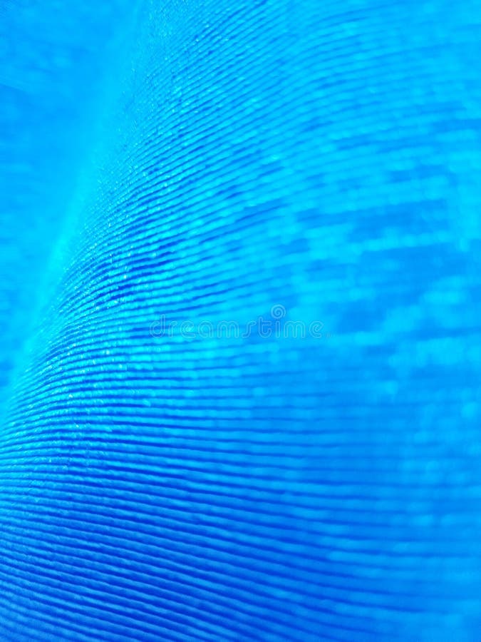 Image of Wavy Fabric Texture. Dominated by Bright Blue Stock Photo ...