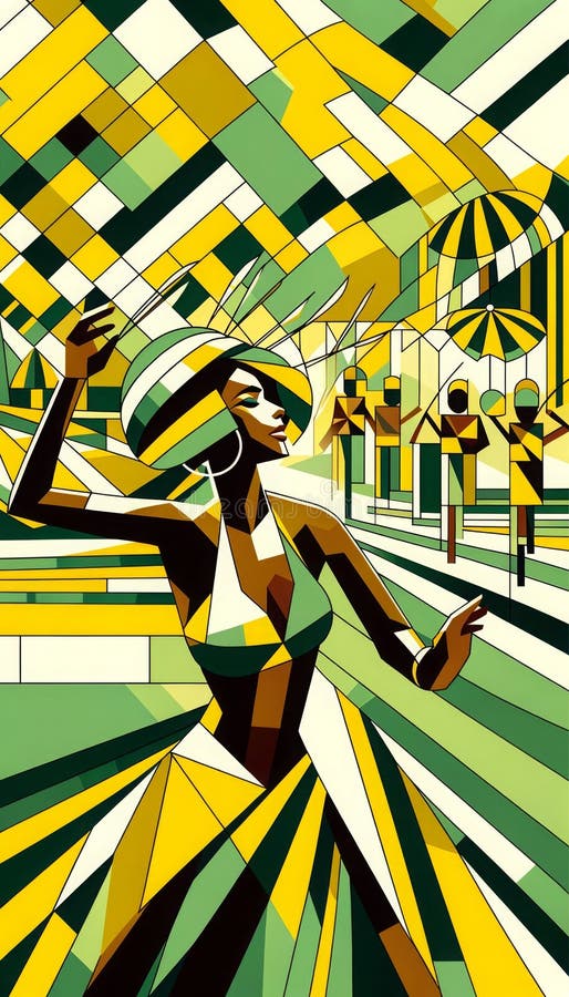 Geometric Dance Form stock illustration. Illustration of artistic ...