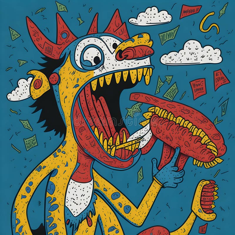 Devour Cartoon Stock Illustrations – 203 Devour Cartoon Stock ...