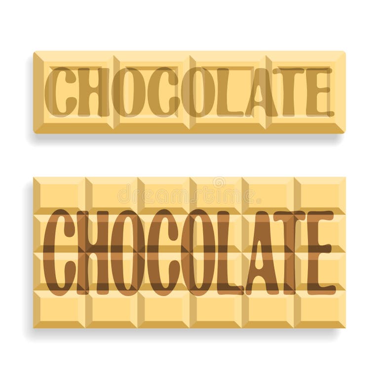 Image of white chocolate stock vector. Illustration of advertising ...