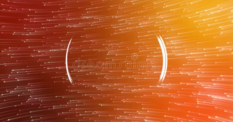 Image of White Circles Moving Over Light Spots Stock Illustration ...