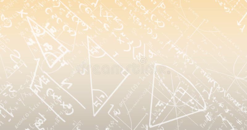 Image of White Colored Mathematical Equation and Diagrams Over Gradient ...