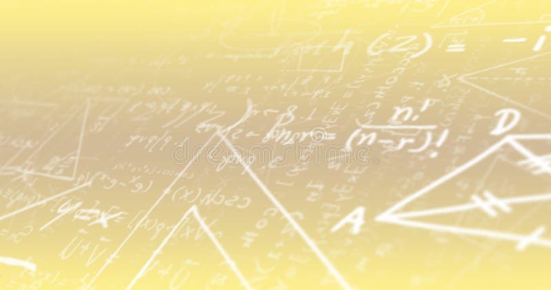 Image of White Colored Mathematical Equation and Diagrams Over Gradient ...