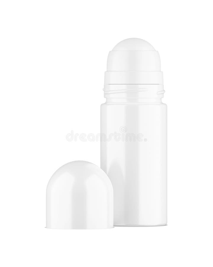 An Image of a White Deodorant Roll-on Isolated on a White Background ...